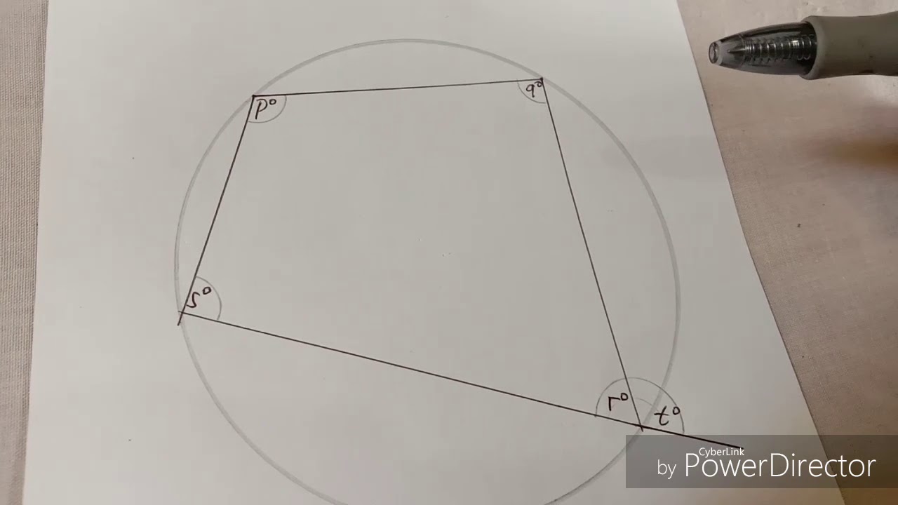 Angles in opposite segment - YouTube