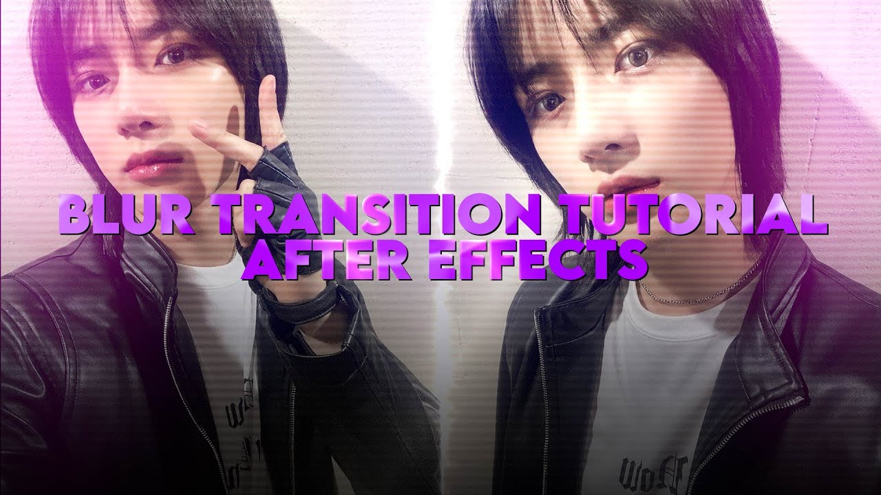 blur transition tutorial (after effects) - YouTube
