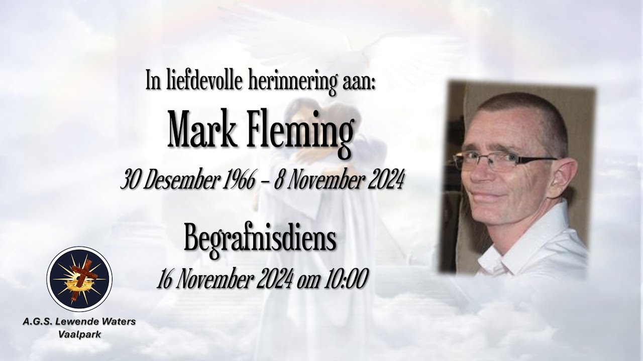 Begrafnisdiens: Mark Fleming - YouTube