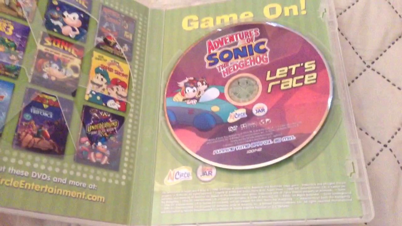 Adventures of Sonic the Hedgehog: Let's Race DVD Review - YouTube