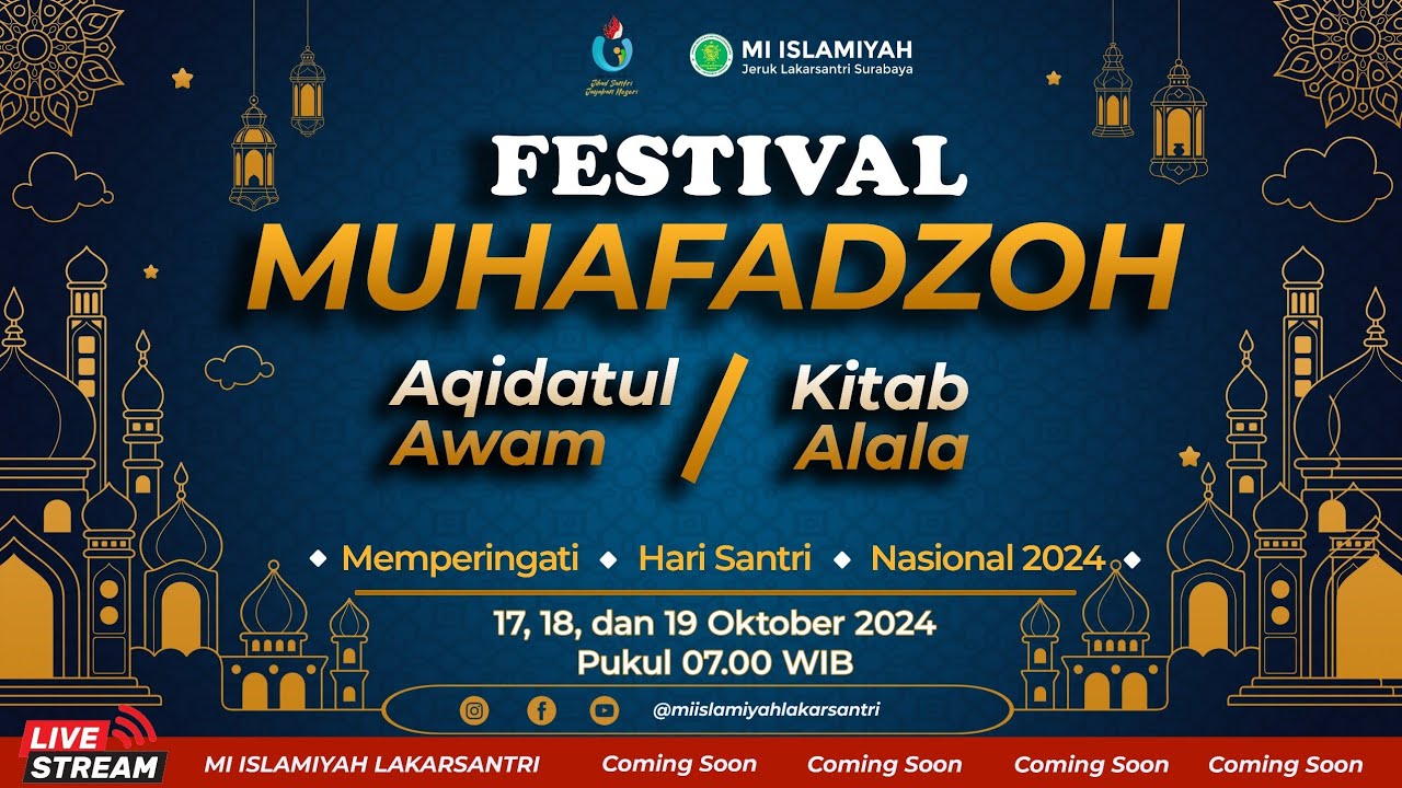 Festival Muhafadzoh 1-10 Nadhom Aqidatul Awam & Kitab Alala - YouTube