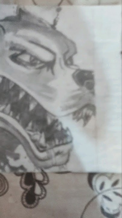 Cujo dog drawing #music #art #drawing #cujo - YouTube