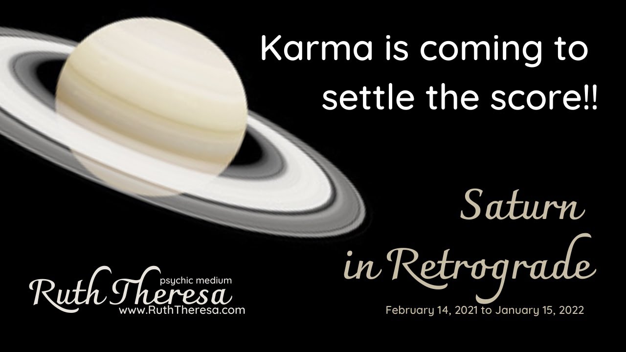 Saturn in Retrograde in Aquarius with psychic medium, Ruth Theresa ...
