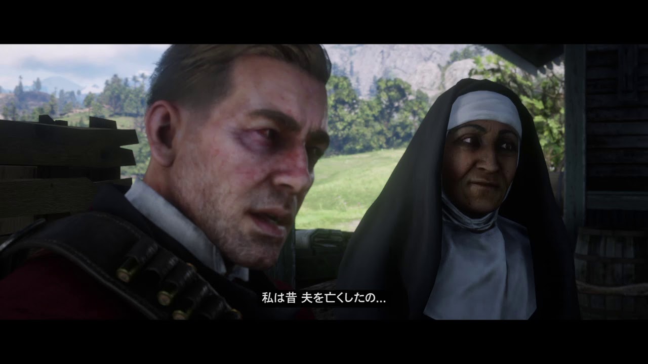 RDR2 アーサーとシスター Arthur & Nun - YouTube