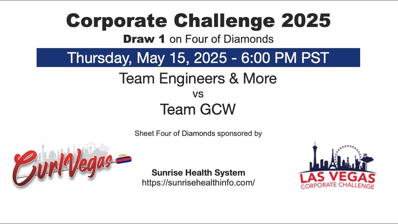 Corporate Challenge 2025: Draw 1 on Four of Diamonds - Engineers & More vs. GCW - YouTube