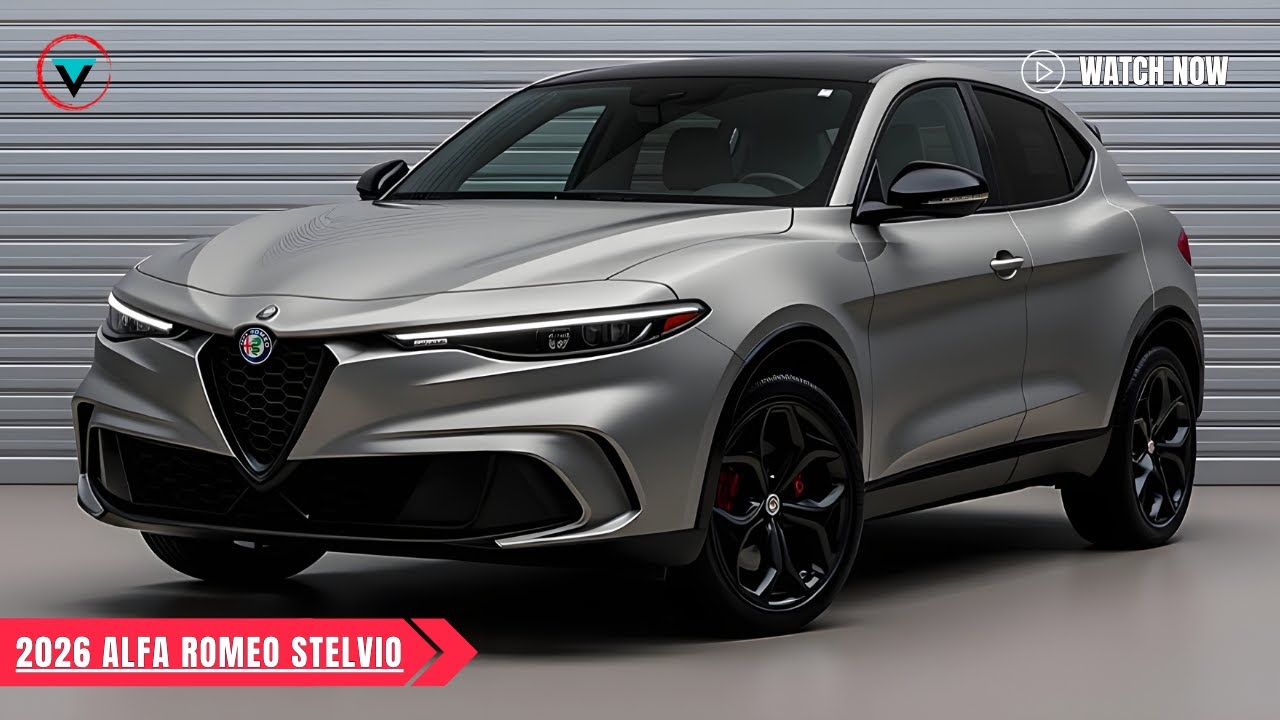 2026 Alfa Romeo Stelvio | Next-Gen REVEAL! Electric, Hybrid & Pure ...