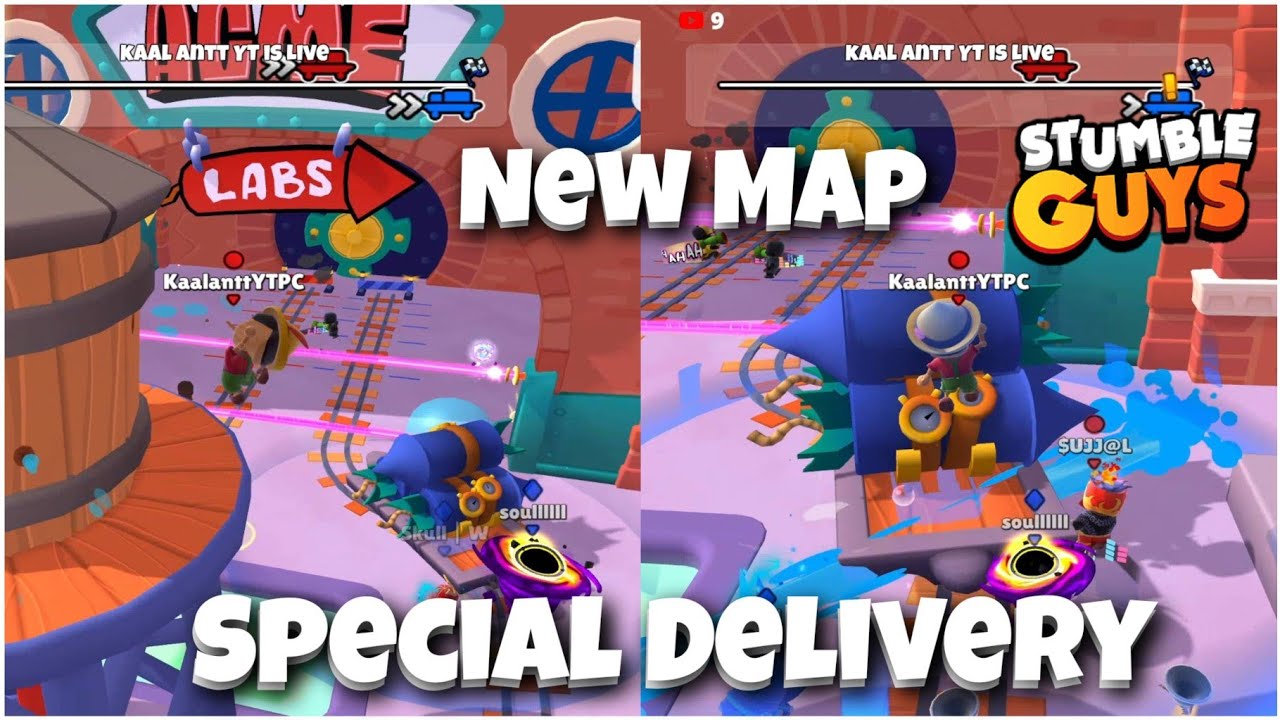 New Special Delivery Map of stumble guys Gameplay | stumble guys update ...