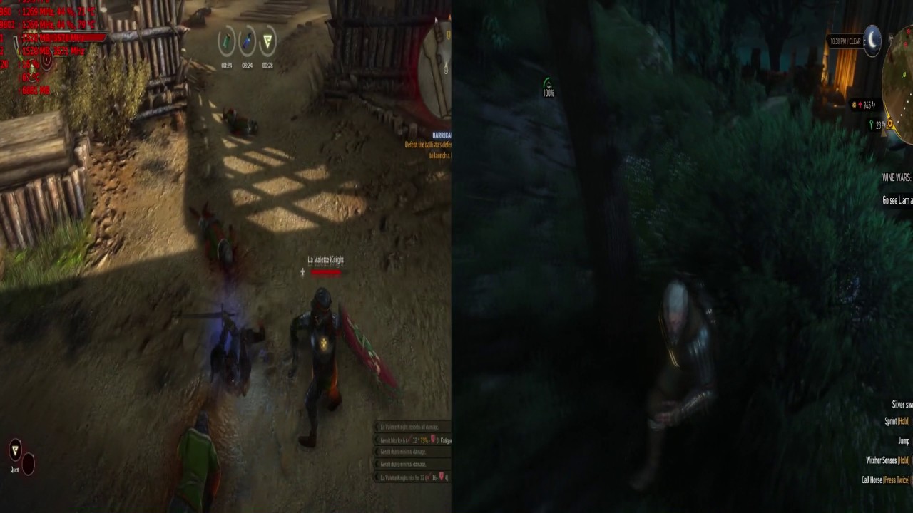 Witcher 2 Vs Witcher 3 Combat gtx 980 sli PC - YouTube