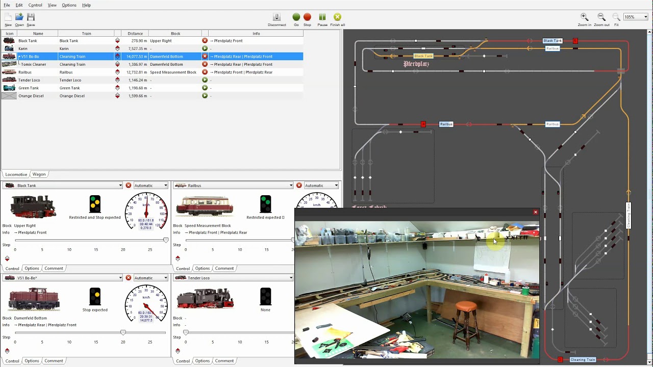 Railcom working with iTrain 4.1 and Z21 - YouTube