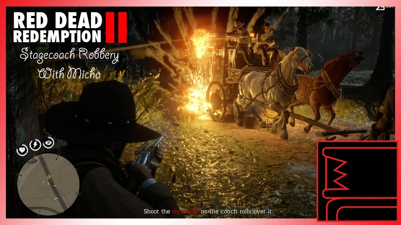 Red Dead Redemption 2: Stagecoach Robbery With Micah - YouTube