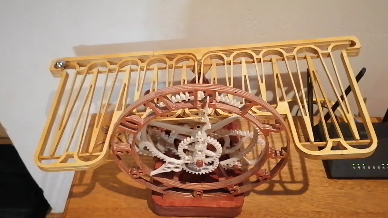 My Completed Serpina Ball Clock - YouTube