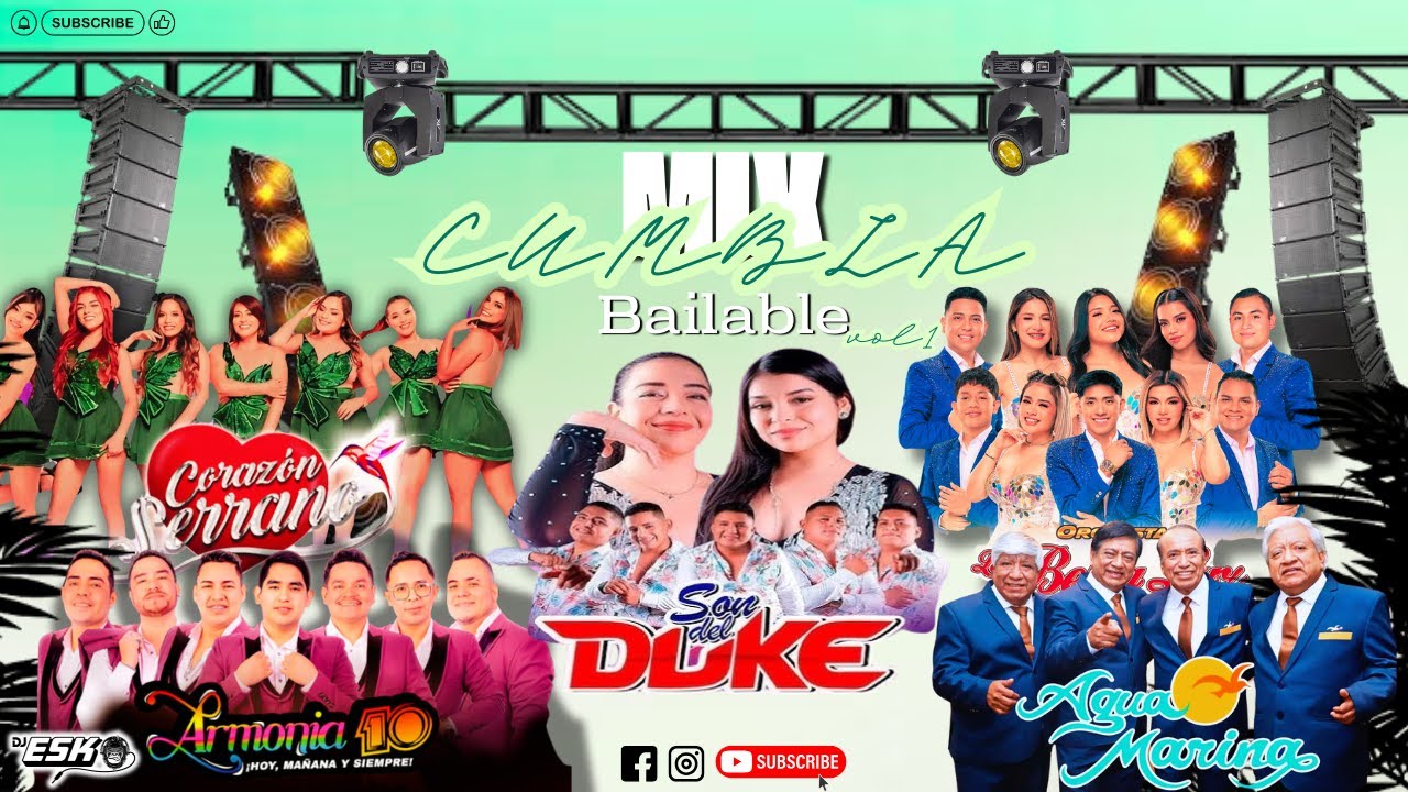 MIX CUMBIA BAILABLES - 2025 - ( Mi Vecina , Cevichito , Coqueta ...