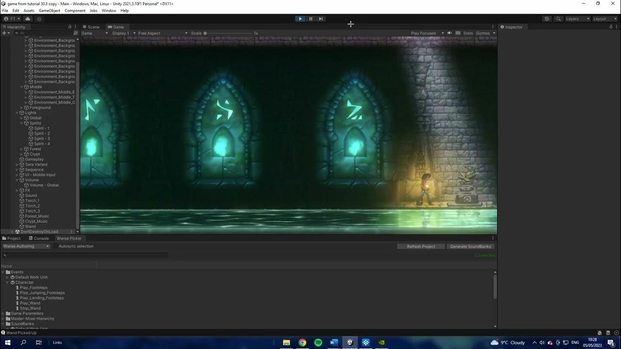The Lost Crypt Sound Design - Unity x Wwise Implementation - YouTube