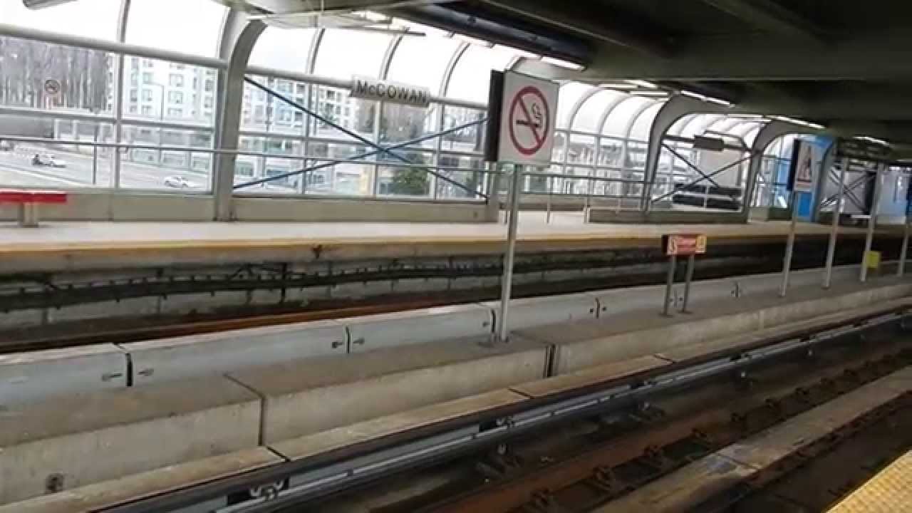 TTC Line 3 train arriving at McCowan Station - YouTube