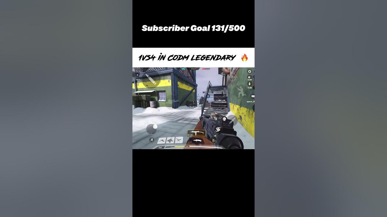 1vs 4 codm legendary 🔥 | MP Ranked Codmobile #codm #codmobilegameplay #codmobile # - YouTube