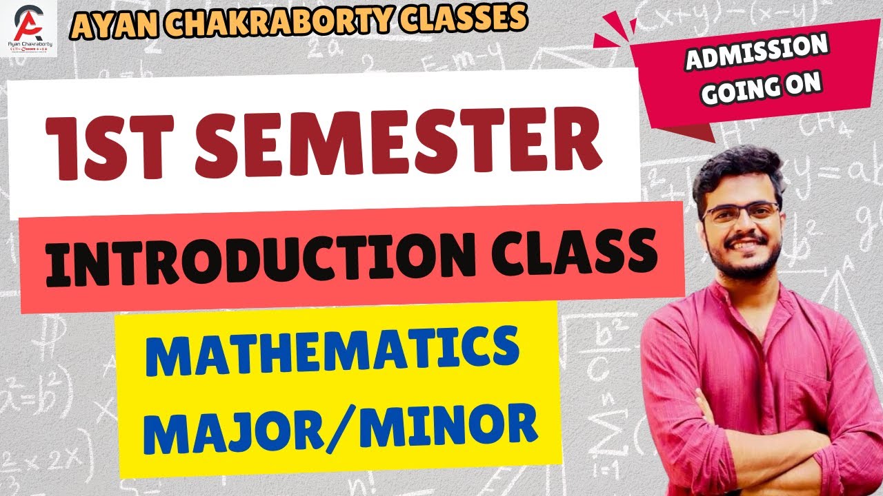 Introduction to 1st Semester Mathematics Major/Minor | #mathematics # ...