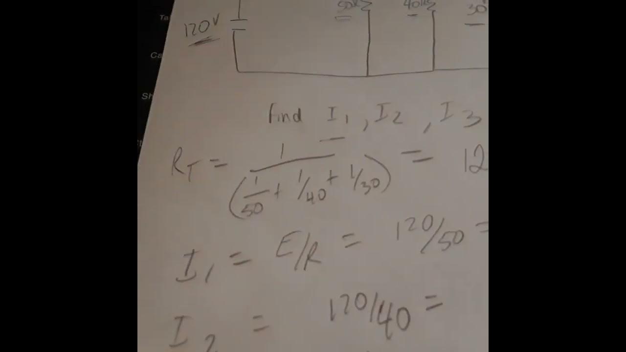 A code in python for resistors in parallel - YouTube