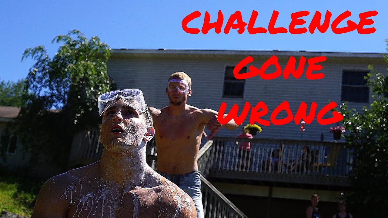 BODYBUILDER VS GIANT BALLOON SLINGSHOT | Challenge Gone Wrong | Slow ...