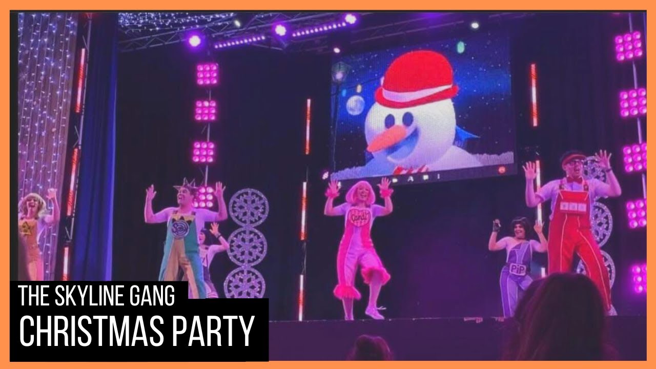 Skyline Gang Christmas Party, Butlins, Bognor, 2021, Various Moments ...