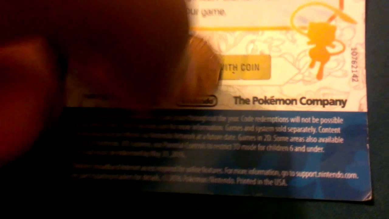 "Scratch off gently with coin" - YouTube