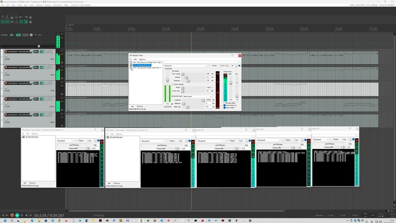 Reaper DAWのJSFXでPSG風音源を作る（1） - YouTube