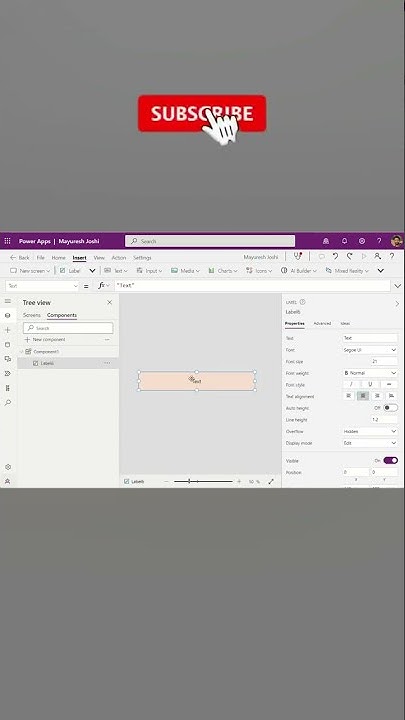 Components Input Properties in PowerApps #shorts 29 - YouTube