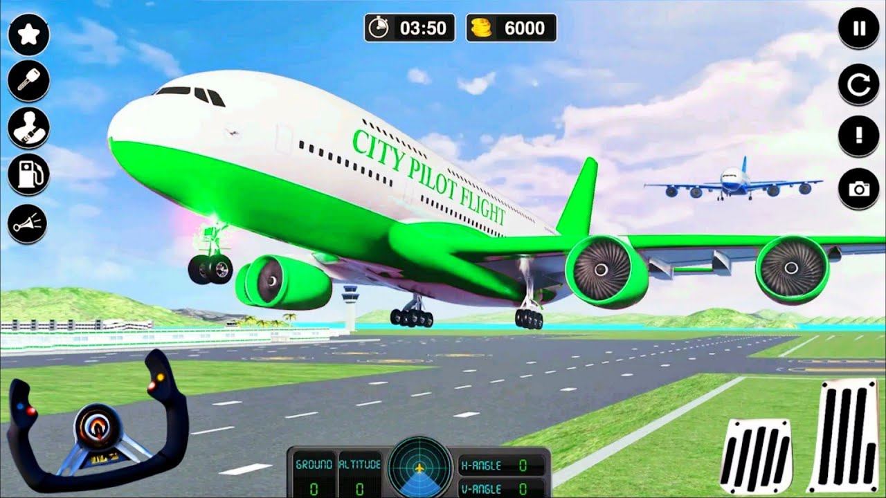 Flight Airplane City Pilot Games | Plane Boeing Emergency Landing ...