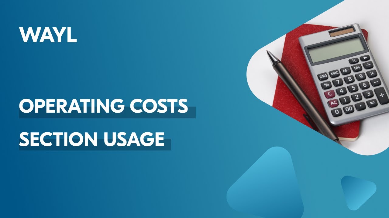 WAYL System Operating Costs section usage - YouTube