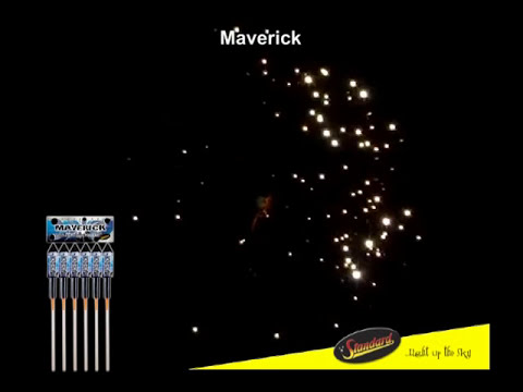 Maverick Rocket Pack by Standard Fireworks - YouTube