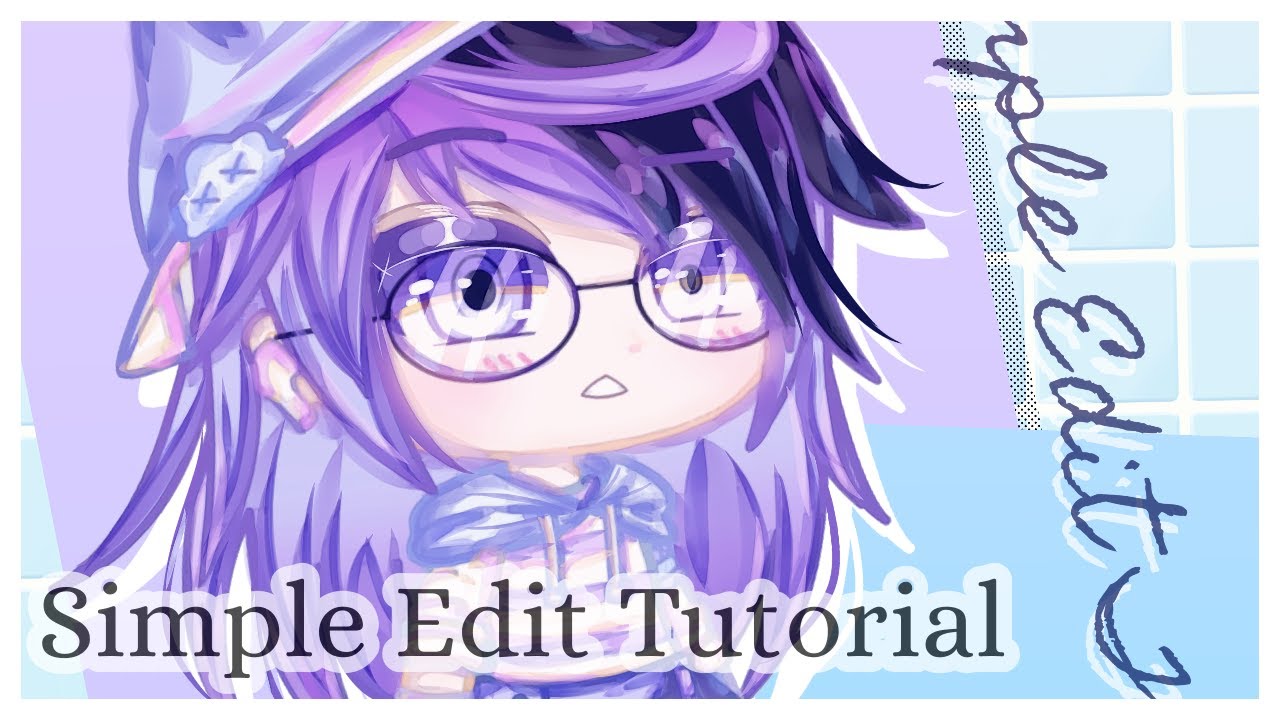 Simple Edit Tutorial (Hair, Skin, Clothes, Eyes, etc) // Gacha Tutorial - YouTube