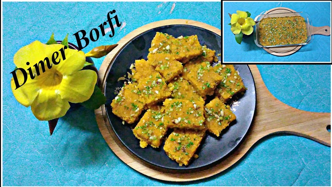 How To make Dimer Borfi/Halua II Mk Cooking House - YouTube