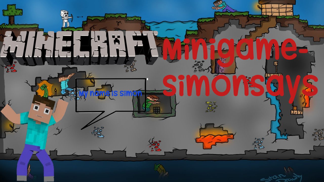 Minecraft PE Minigame - Simon Says - YouTube