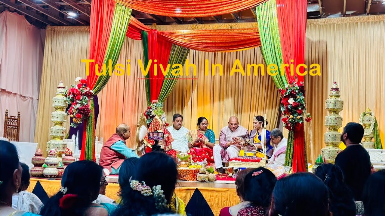 Tulsi Vivah In America 🇺🇸 #tulsivivah - YouTube