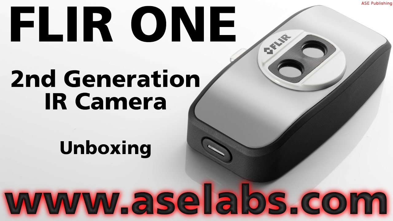 FLIR ONE (2nd Gen) Thermal Imaging Camera Unboxing - ASE Labs - YouTube