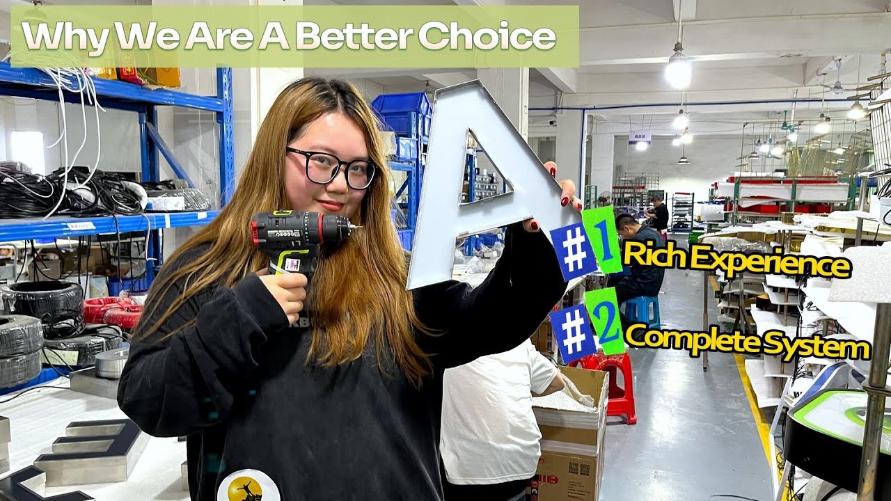 Why LC SIGN is better for you? - Sign Source Factory in China - YouTube