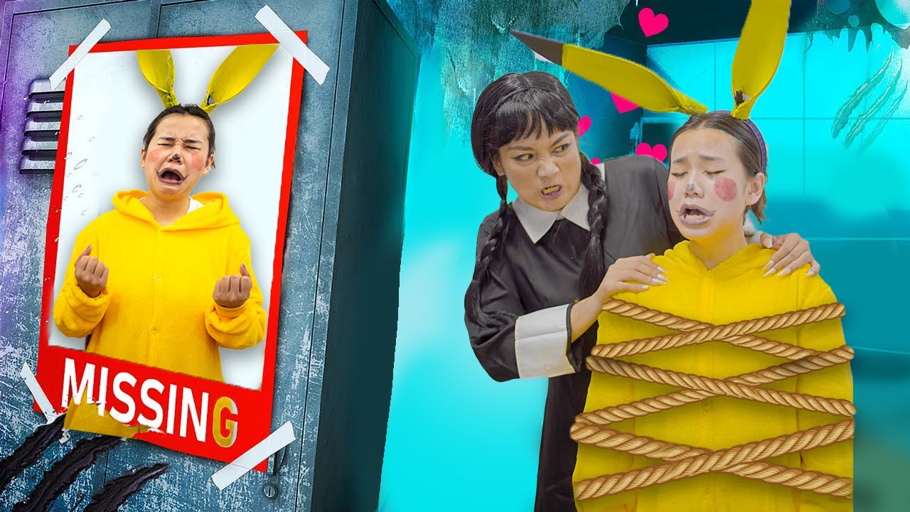 My Pikachu Is Missing!!! Wednesday Has Kidnapped My Pokemon!!! - YouTube
