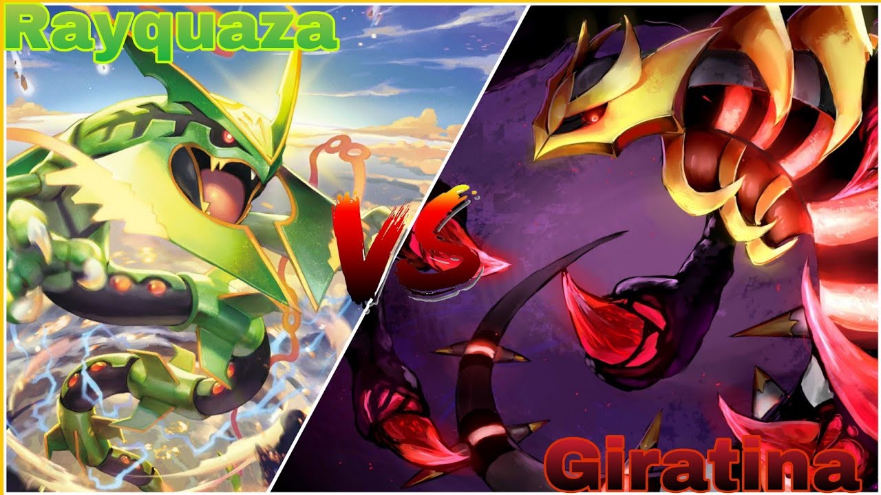 Rayquaza vs Giratina |Who is more powerful |Who will win |Death battle ...