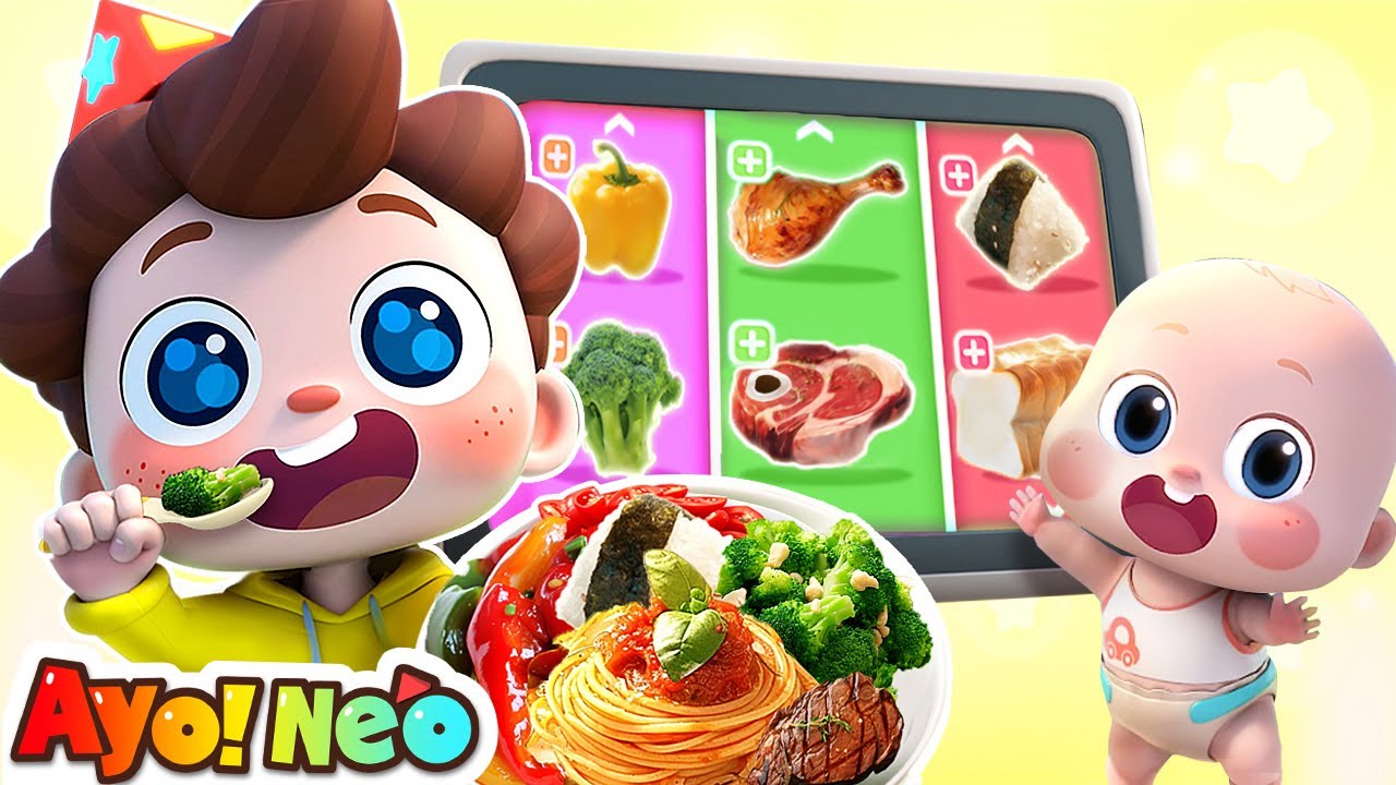 Gizi Seimbang Lebih Sehat! 🥦🍖| Jangan Pilih-pilih Makanan | Ayo！Neo ...
