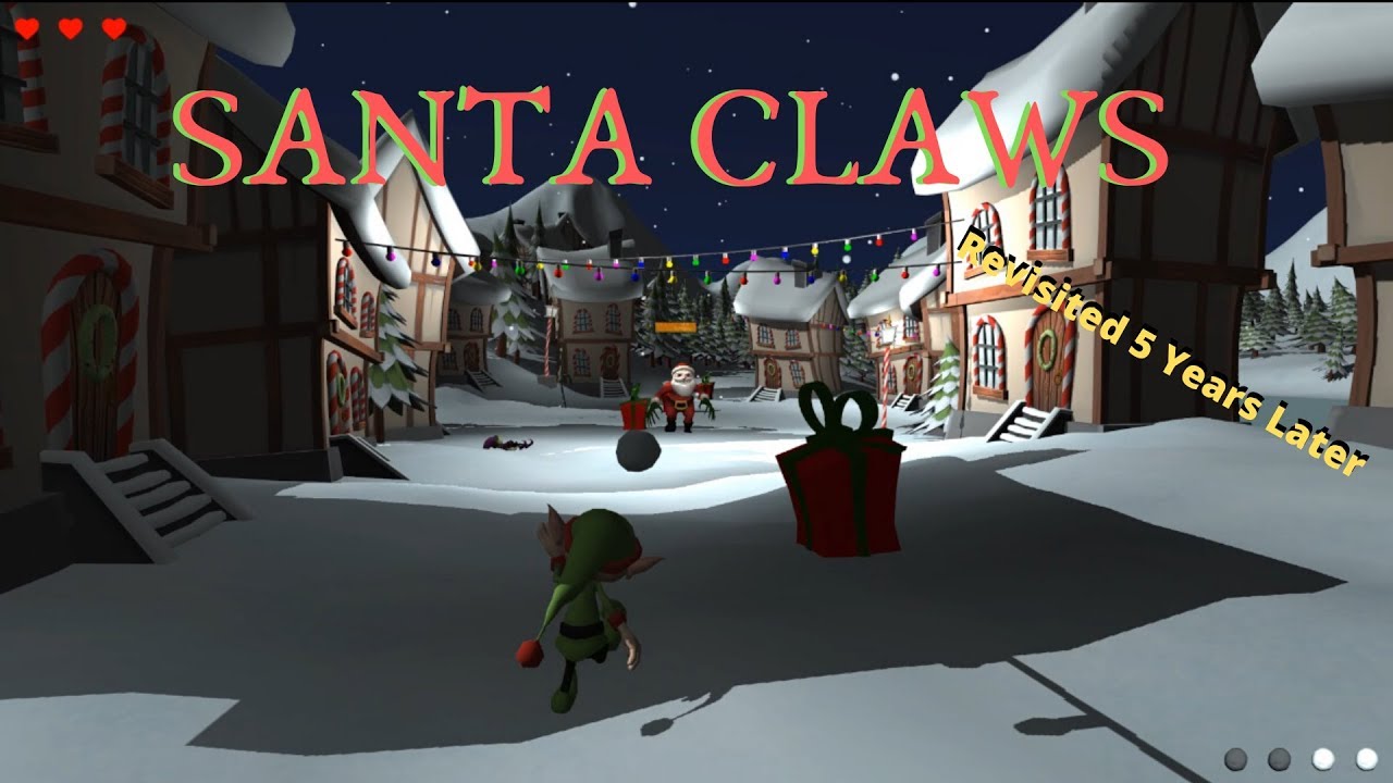 A Nostalgic Trip To An Old Christmas Game | Santa Claws - YouTube