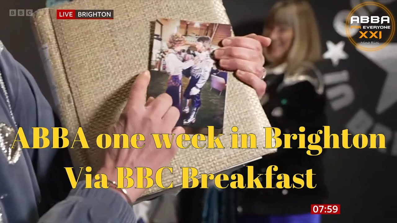 ABBA one week in Brighton Exhibition via BBC Breakfast - YouTube