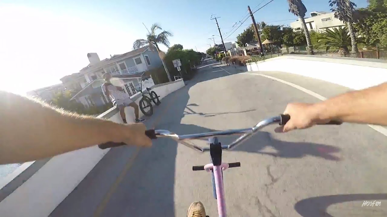 JUMPED MY BIKE OFF A ROOF! - YouTube
