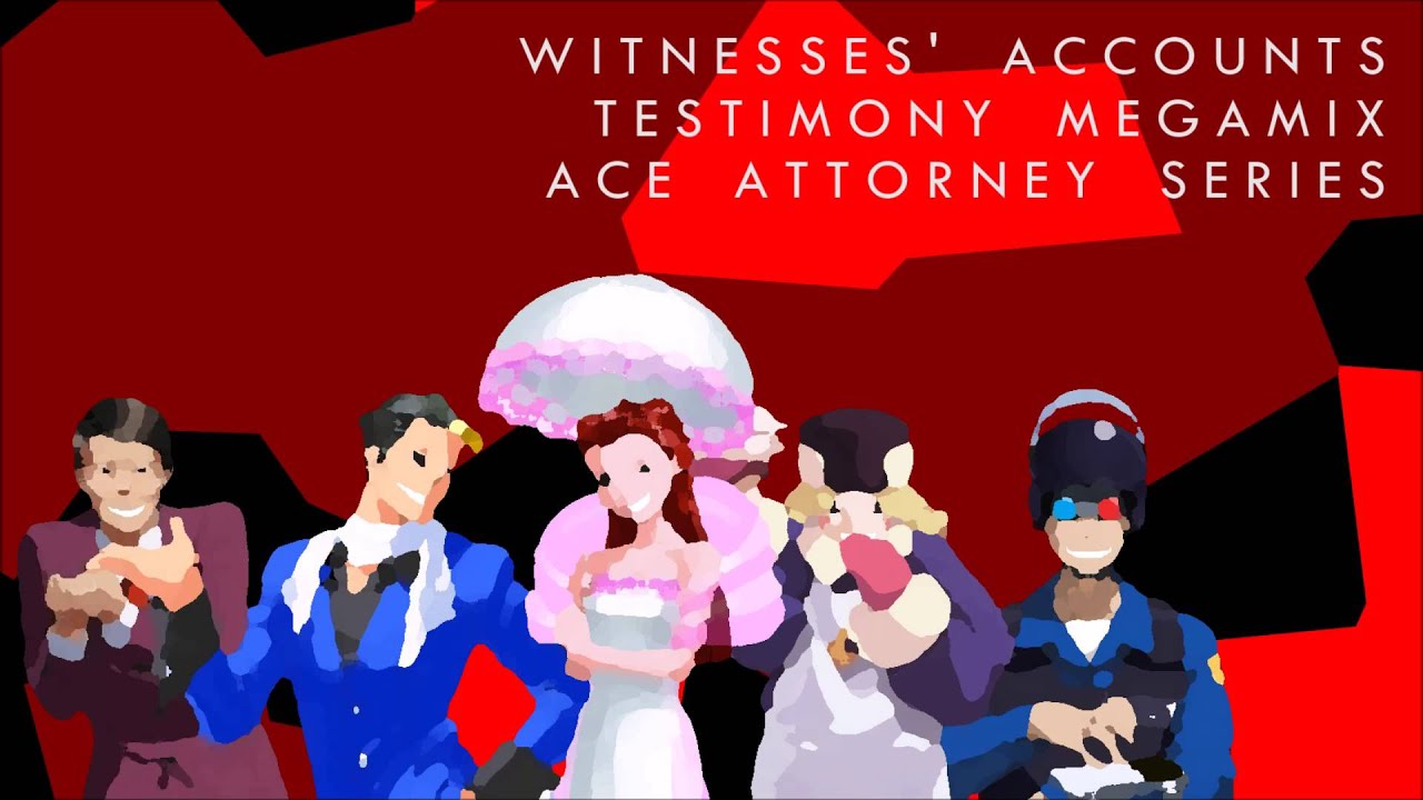 Testimony MEGAMIX (2001 to 2013) - Ace Attorney Series - YouTube