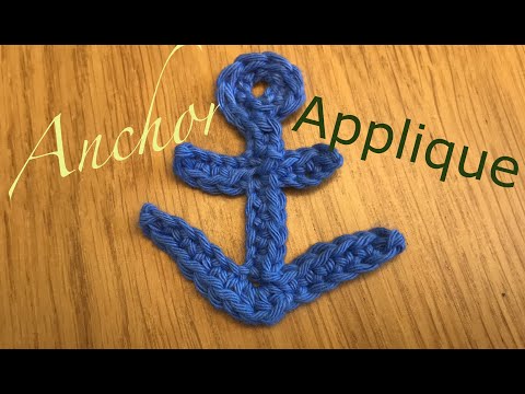Anchor aplique || How to crochet an Anchor || Crochet For Beginners