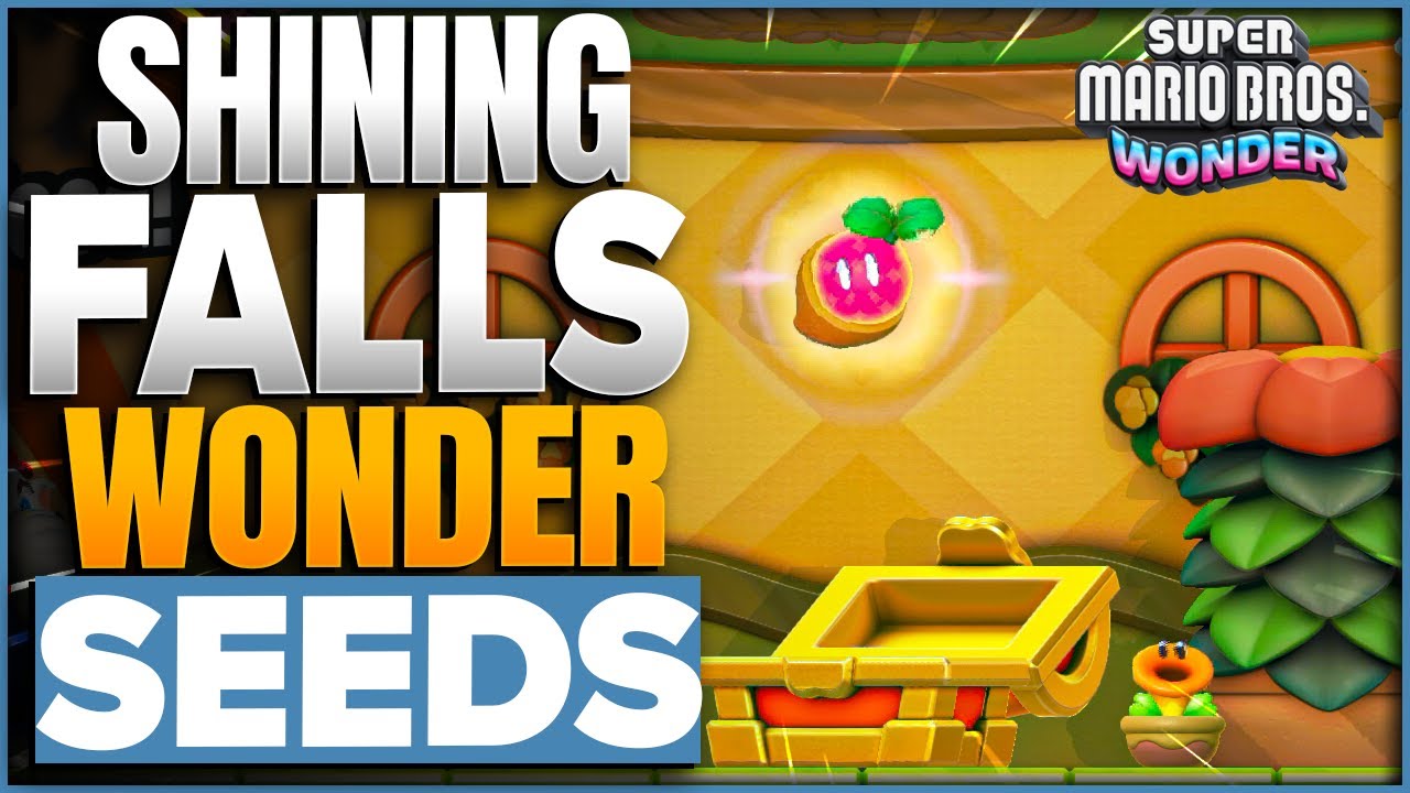 All Wonder Seed Locations For Shining Falls W3 (World 3) In Super Mario ...