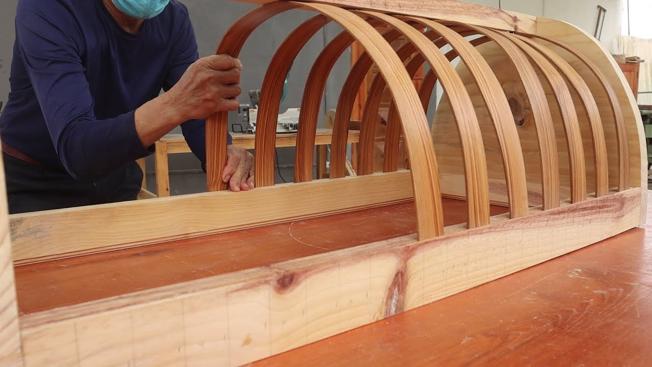 Amazing Woodworking Project With Strips Of Wood // How To Make A Wooden ...