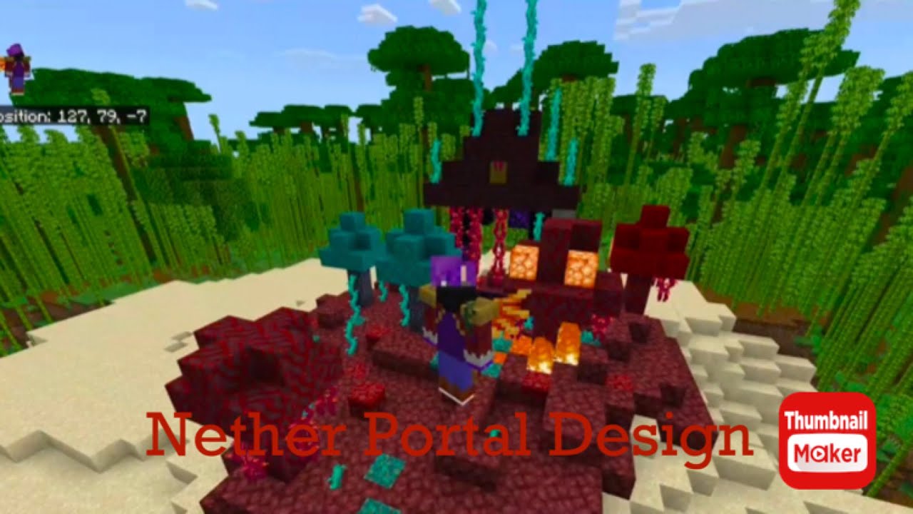 Ruined Nether Portal Design With Cdsenderbcg - YouTube