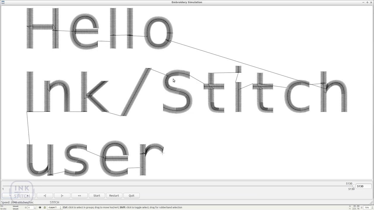 05 Lettering - Ink/Stitch Beginner Tutorial Series - YouTube