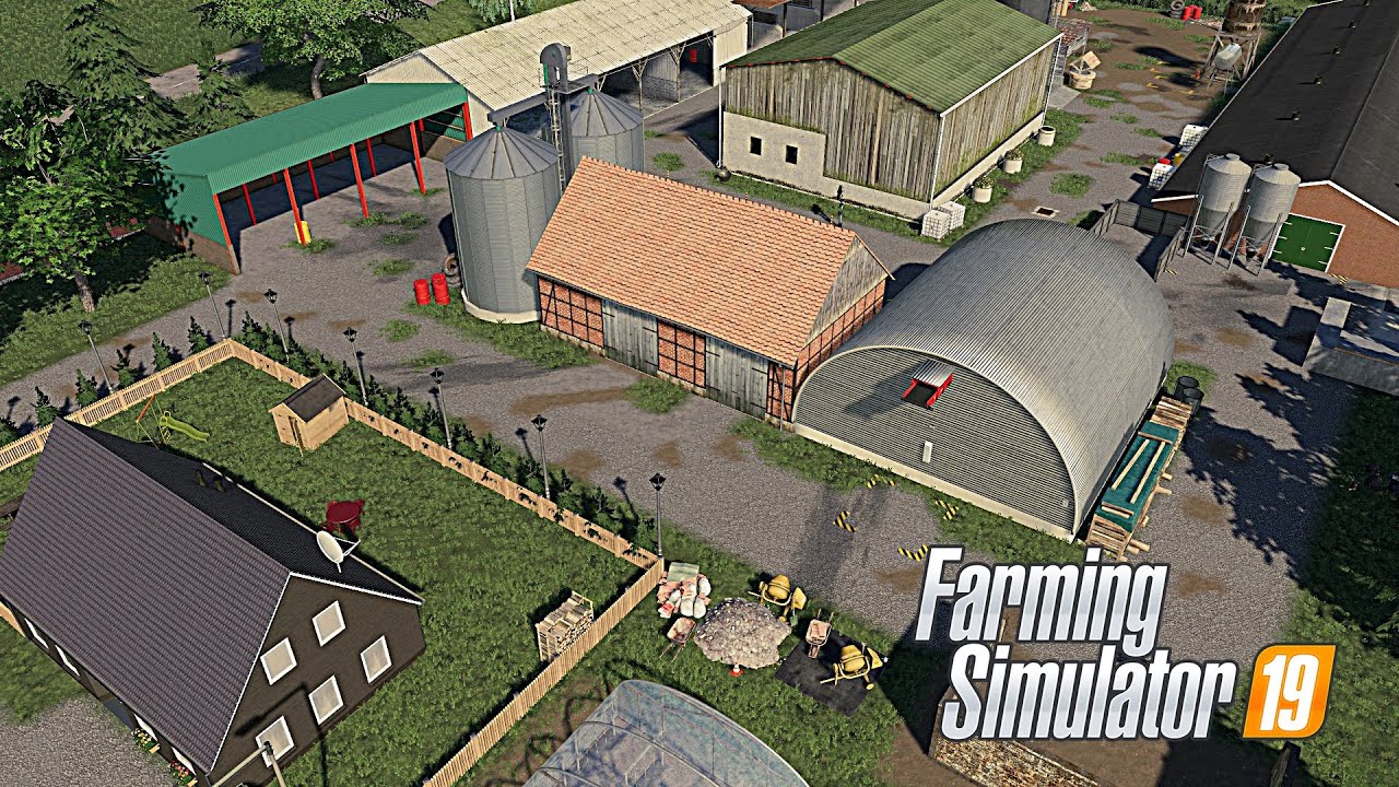 🚜[FS19]🌾 Building a Farm! Felsbrunn [Field 1] Farming Simulator 19 ...
