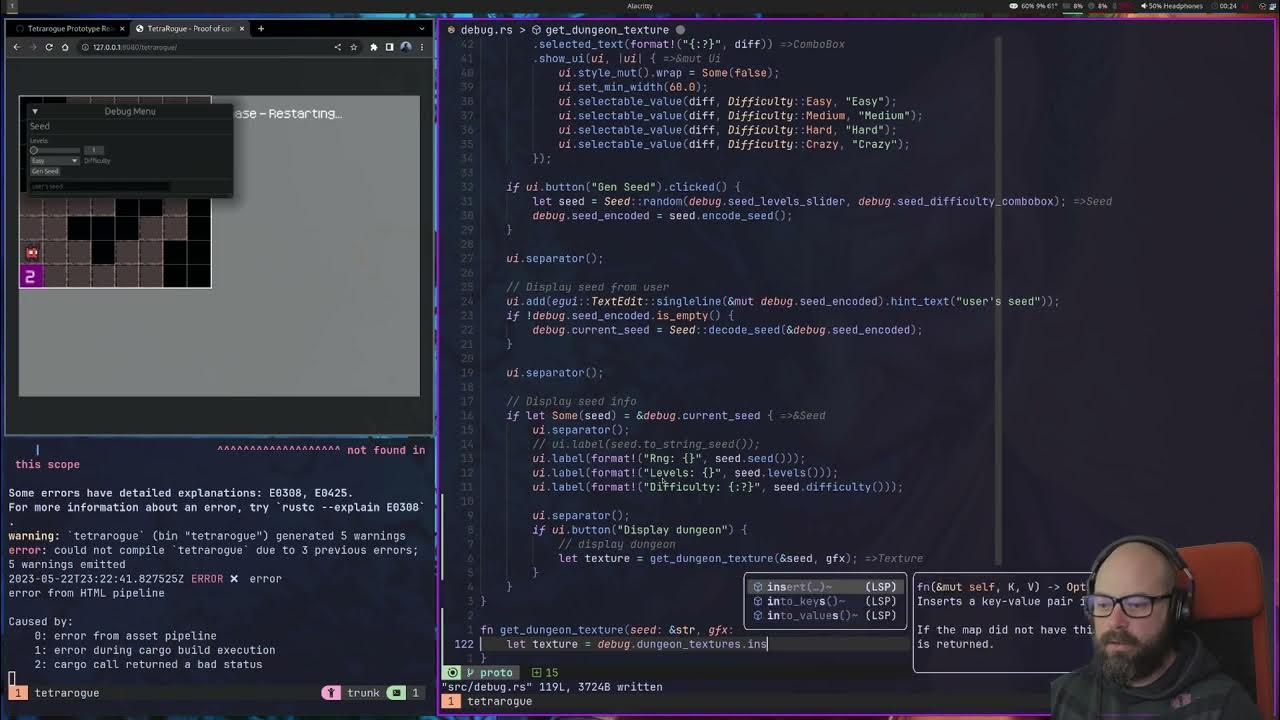 GAMEDEV 🎮 Rust y OpenGL - Sistema de Dungeons (Roguelike + Puzzle) - Ep:3 - YouTube