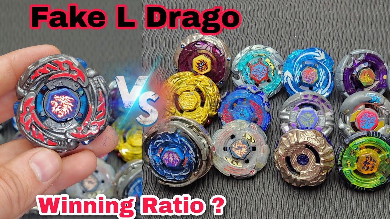 Fake L Drago Destructor Vs Metal Beyblade Fight | Worst Fake Ever - YouTube